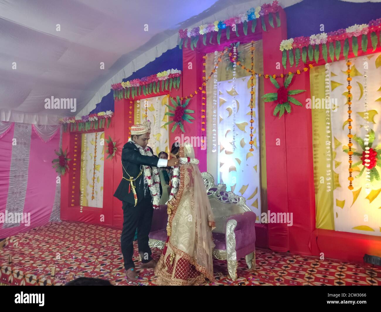 DISTRICT KATNI, INDIA - JANUARY 29, 2020: Indian traditional hindu ...