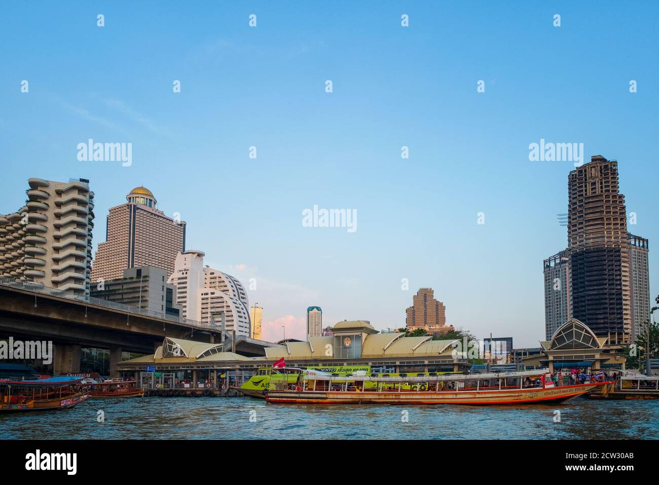 Sathorn Pier Bangkok Thailand High Resolution Stock Photography and ...