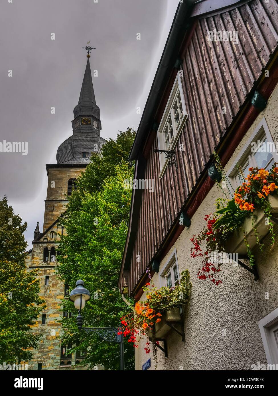 werl city in germany Stock Photo - Alamy