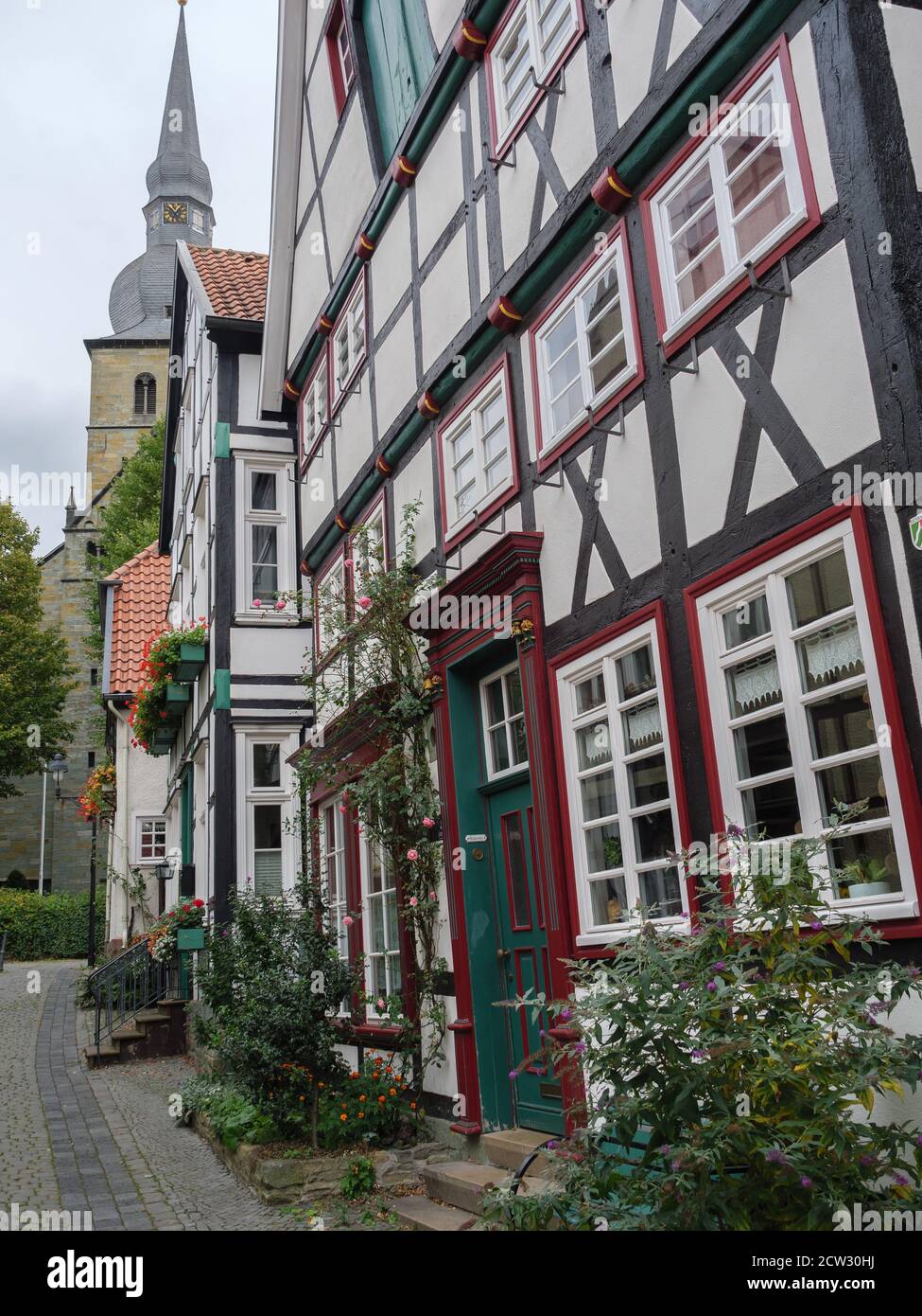 werl city in germany Stock Photo - Alamy