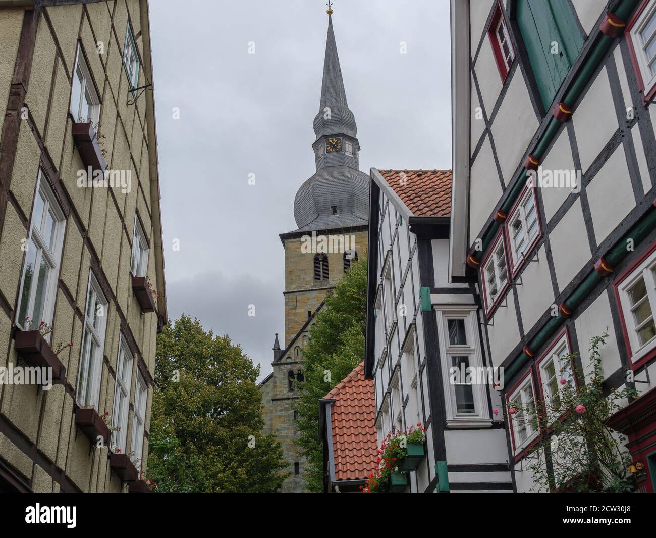 werl city in germany Stock Photo - Alamy