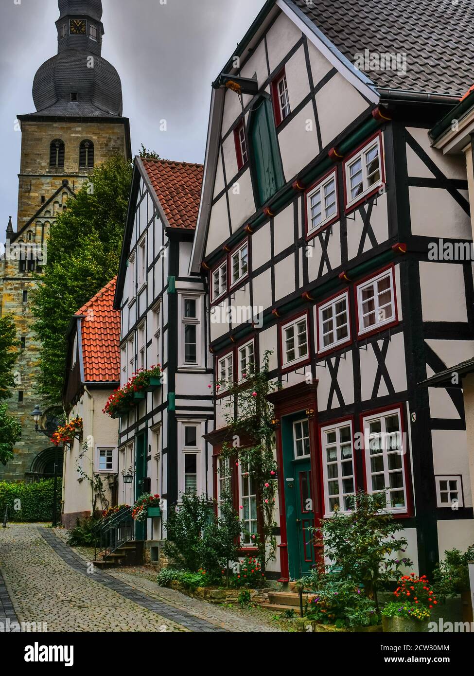 werl city in germany Stock Photo - Alamy