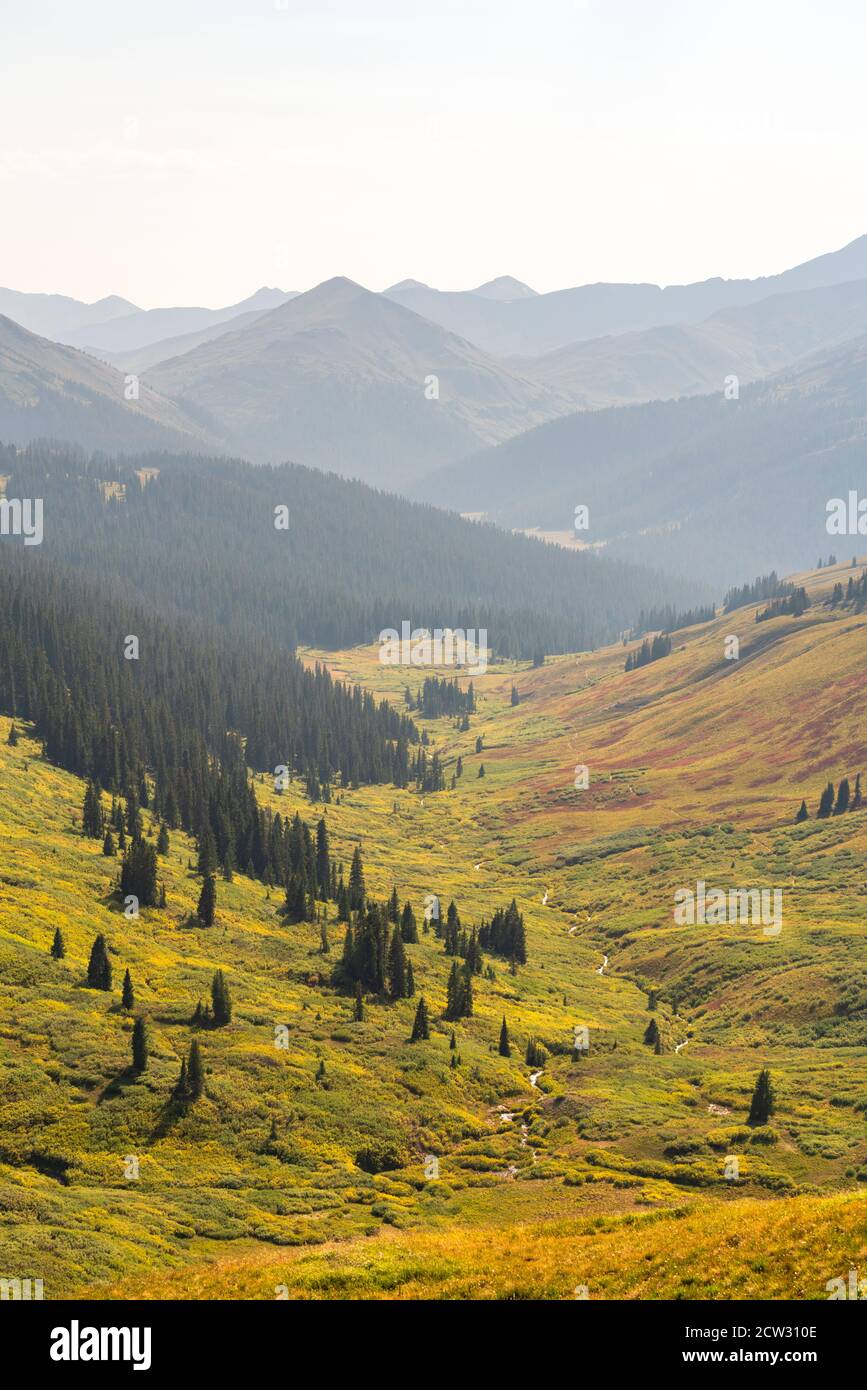 Incredible views of the Rocky Mountains from 13,000 feet along the Four ...