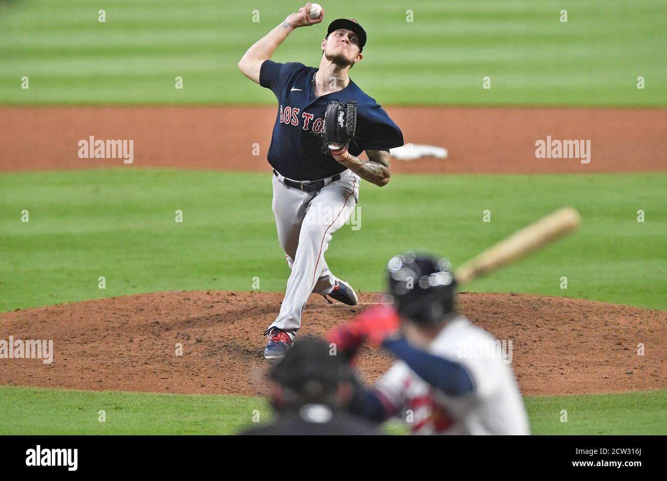 Atlanta, GA, USA. 26th Sep, 2020. Boston Red Sox pitcher Tanner Houck ...