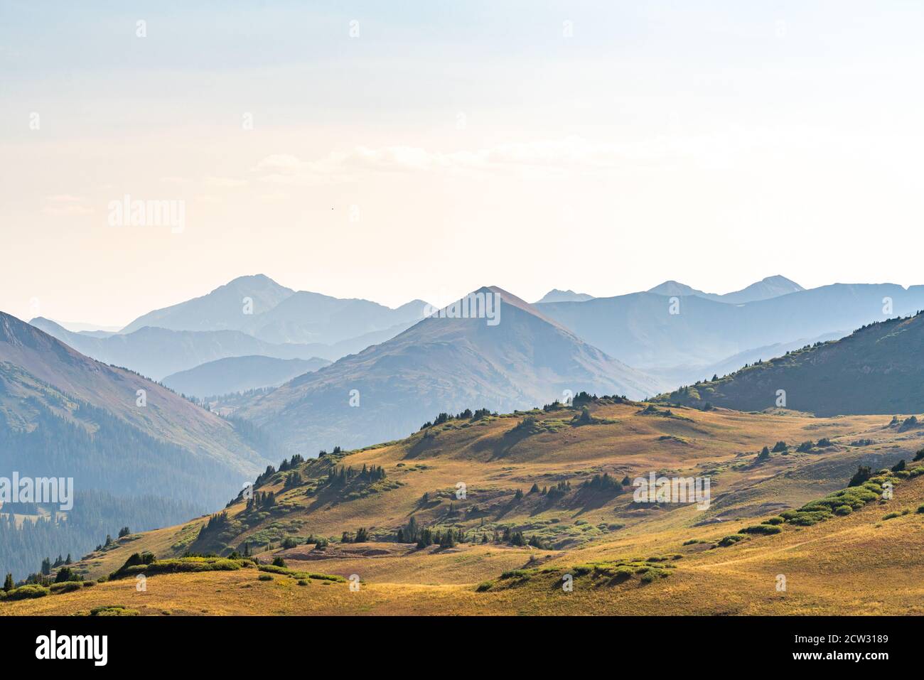 Incredible views of the Rocky Mountains from 13,000 feet along the Four ...