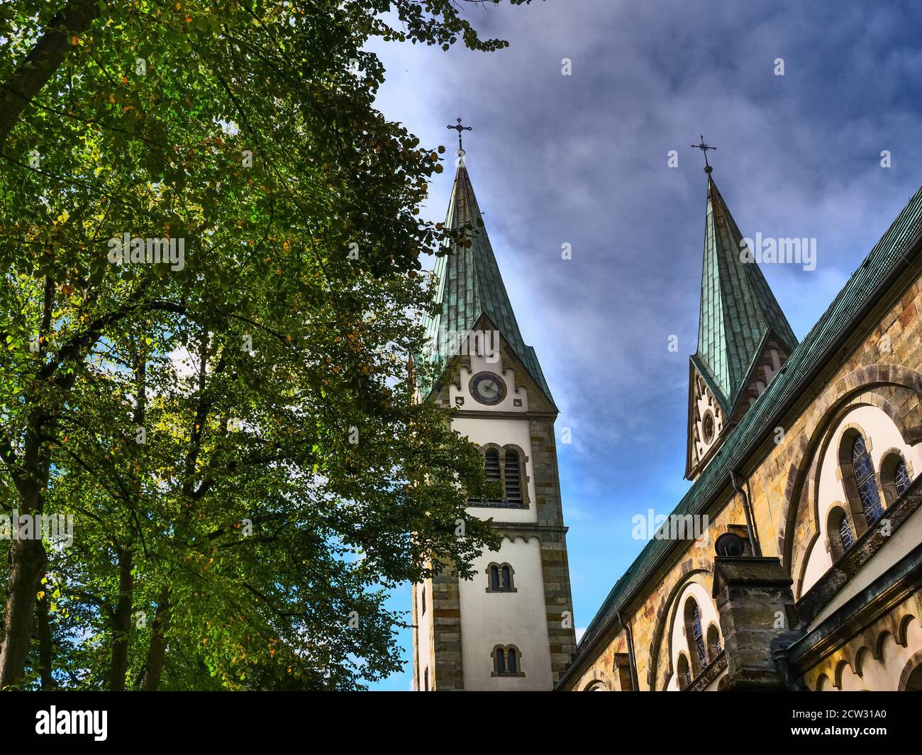 werl city in germany Stock Photo - Alamy