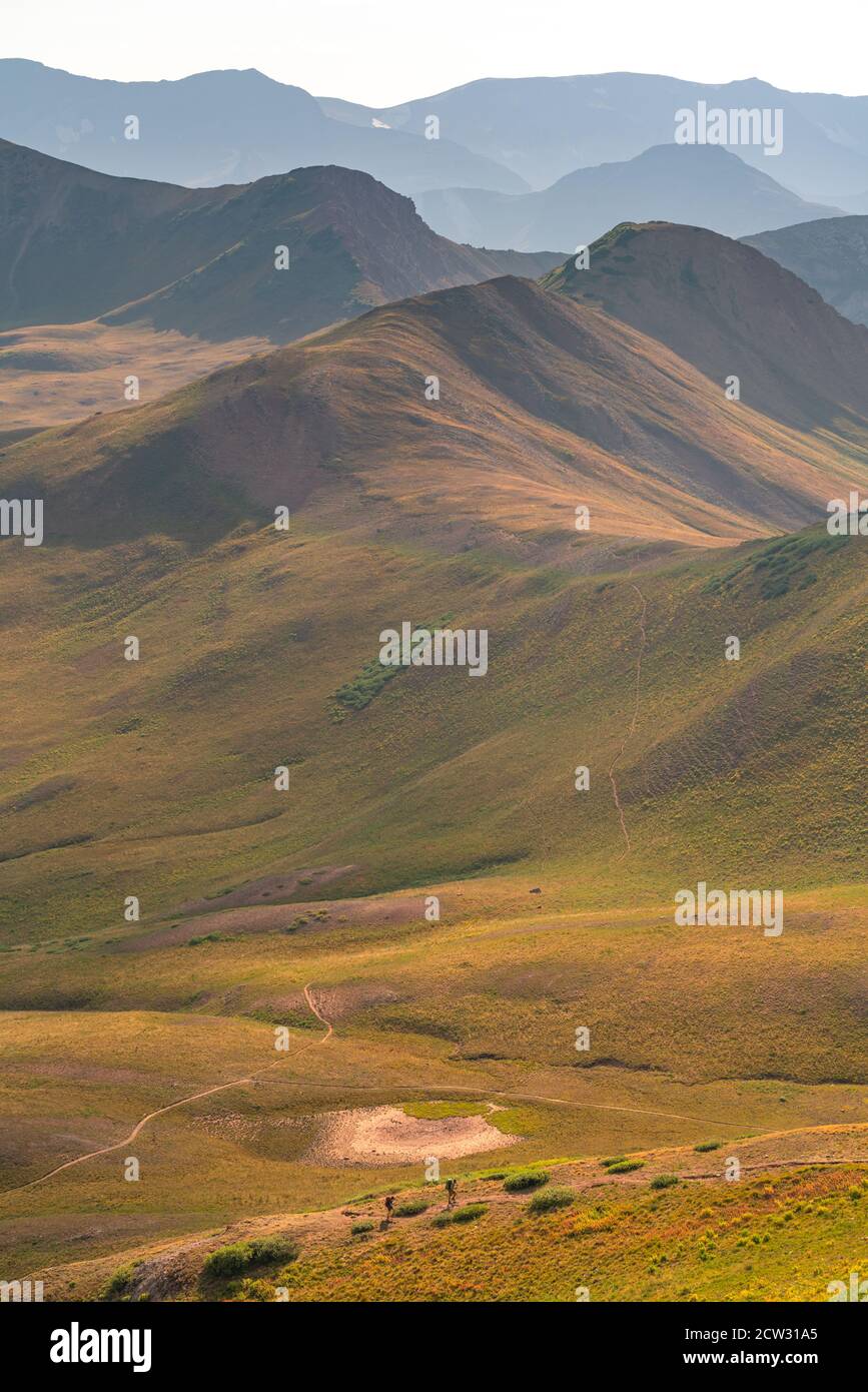 Incredible views of the Rocky Mountains from 13,000 feet along the Four ...