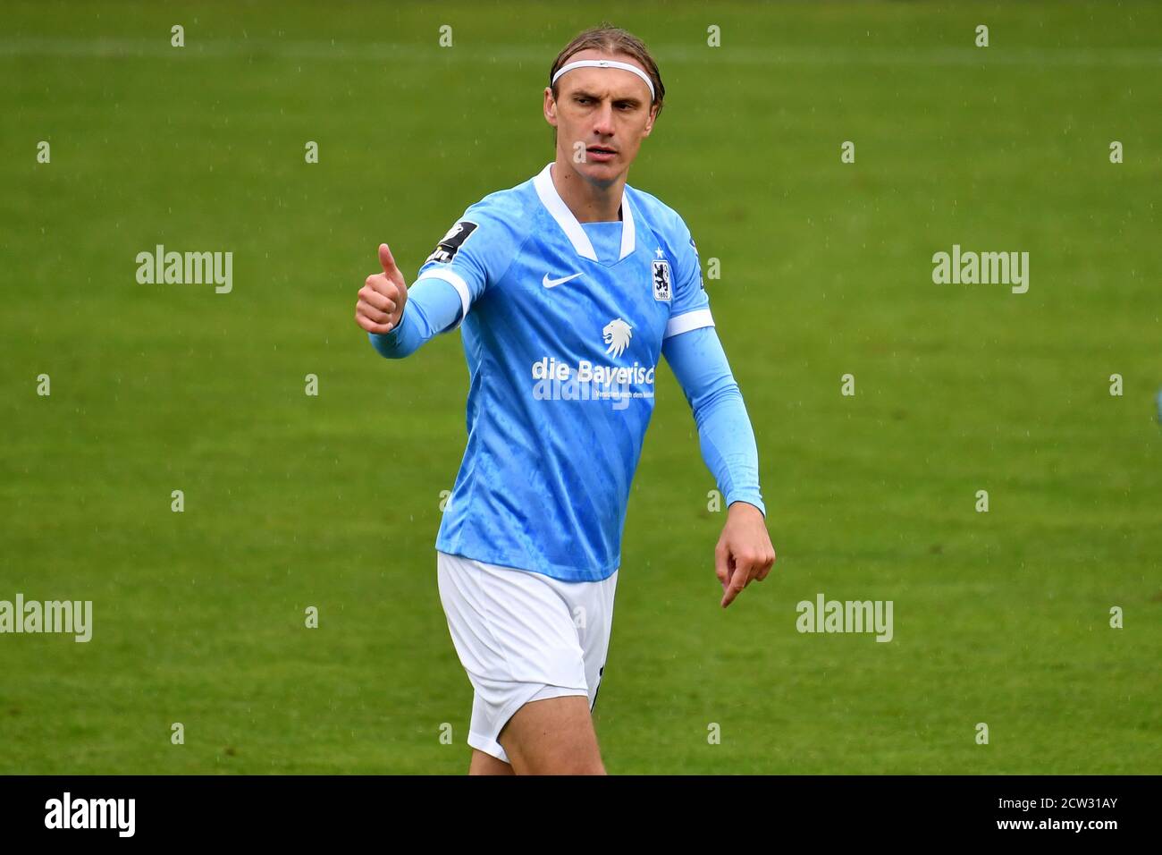 Muenchen GRUENWALDER STADION. 26th Sep, 2020. Martin PUSIC (TSV Munich ...