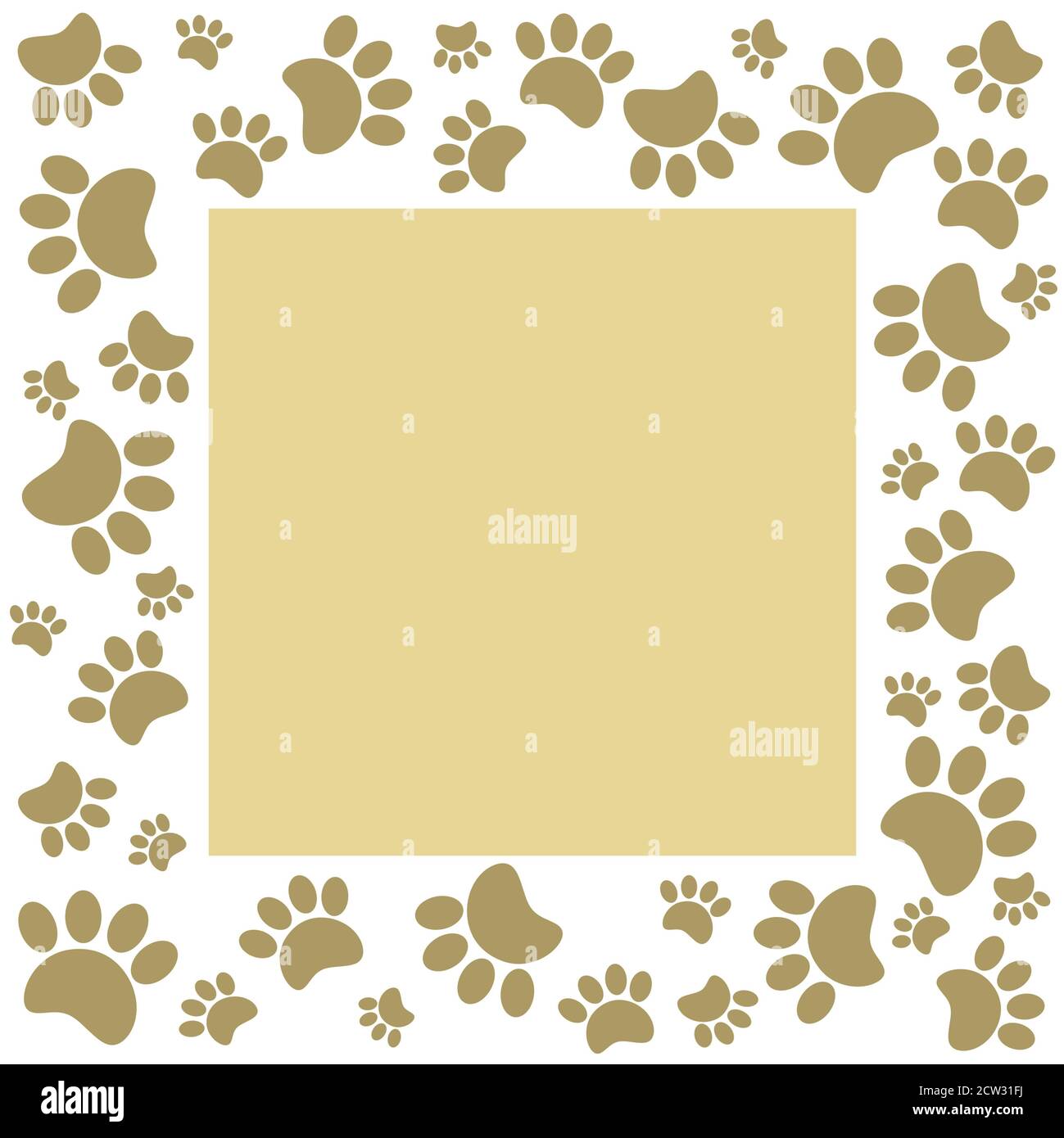 Cat paws pattern hi-res stock photography and images - Alamy