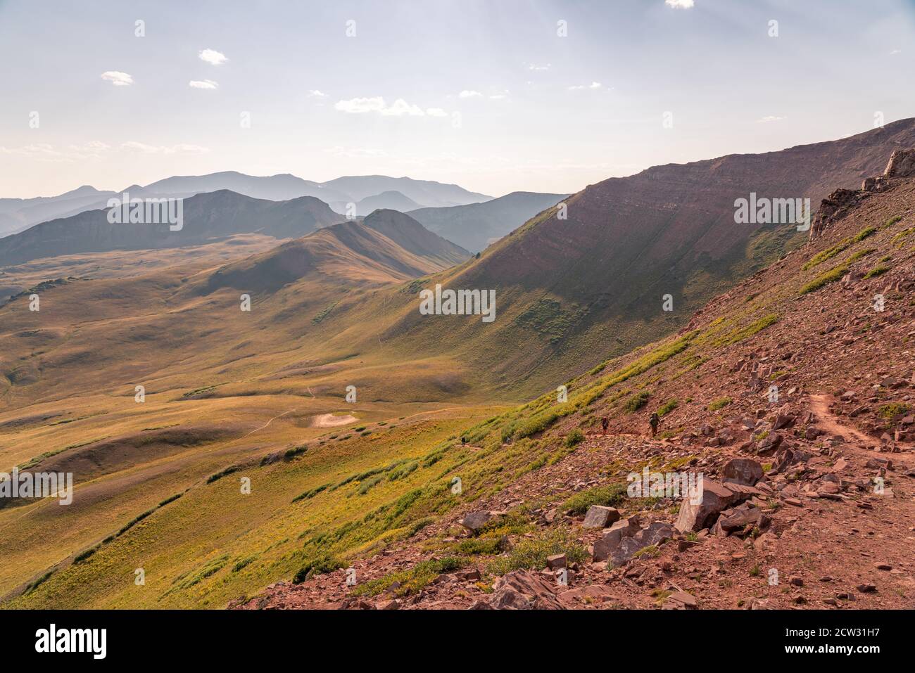 Incredible views of the Rocky Mountains from 13,000 feet along the Four ...