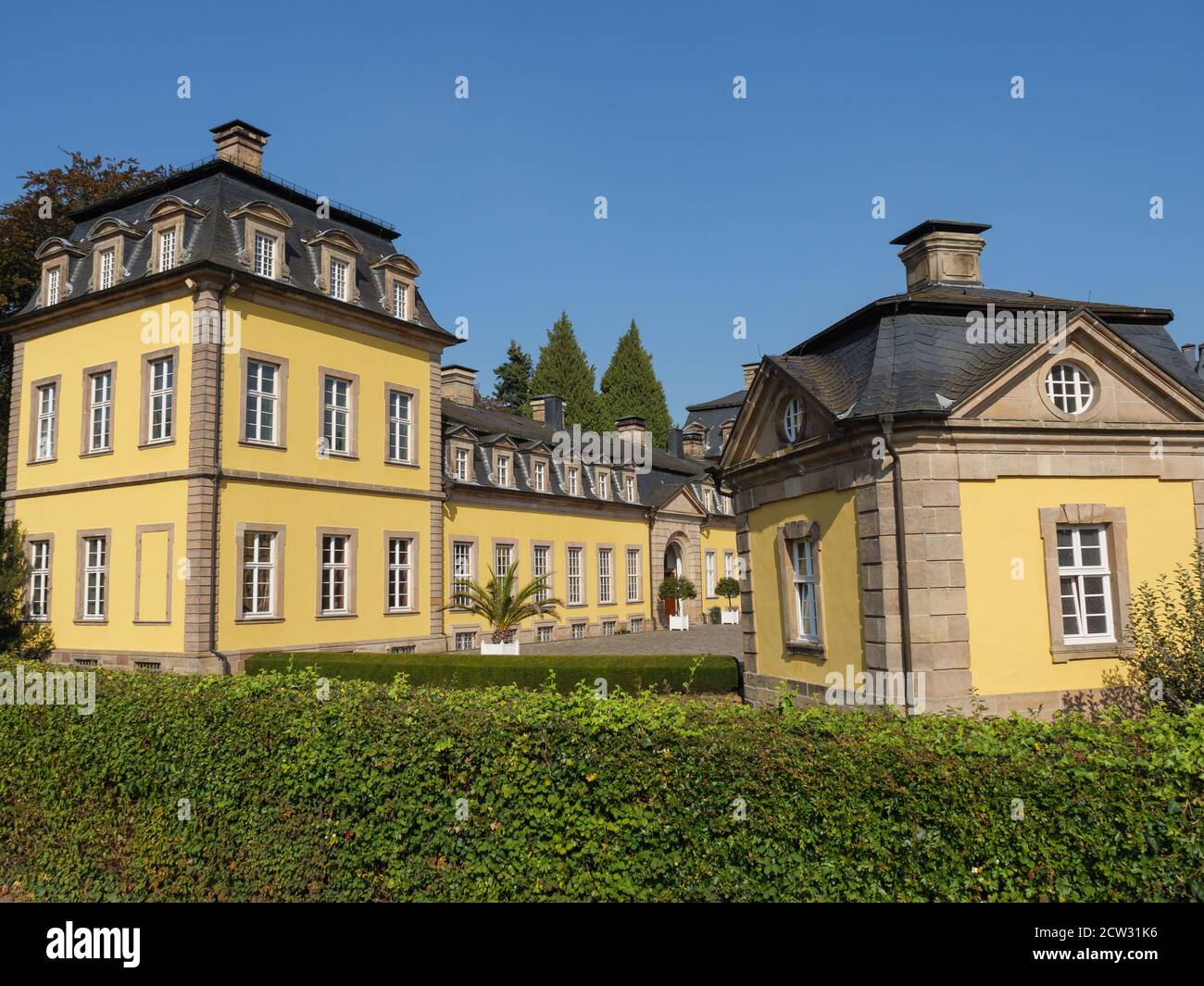 the old city and the castle of bad arolsen Stock Photo - Alamy