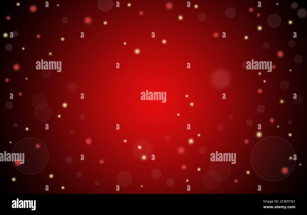 Abstract Christmas red glowing background with copy space for your text ...