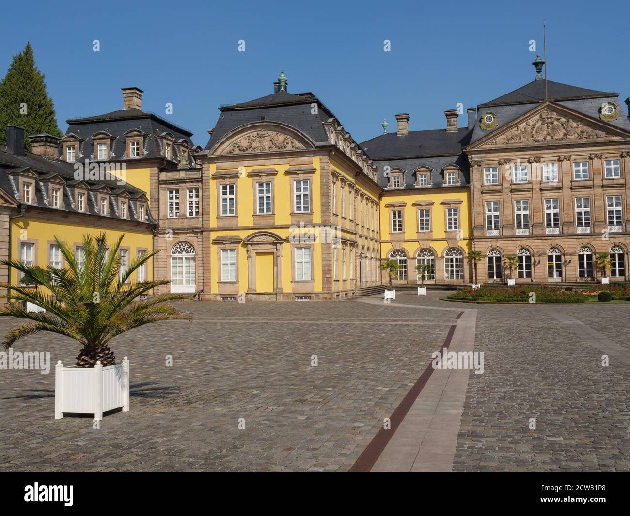 the old city and the castle of bad arolsen Stock Photo - Alamy