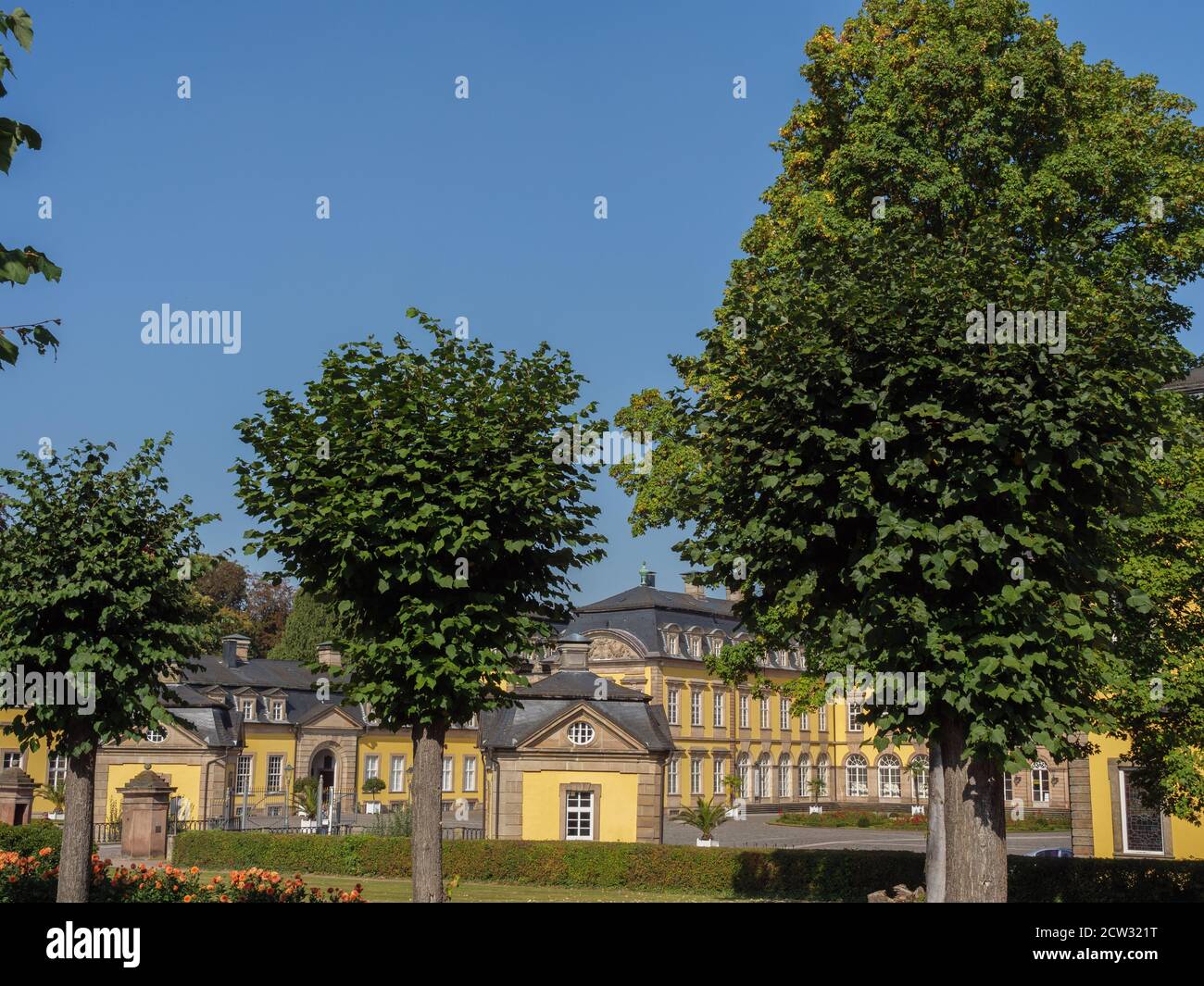 the old city and the castle of bad arolsen Stock Photo - Alamy