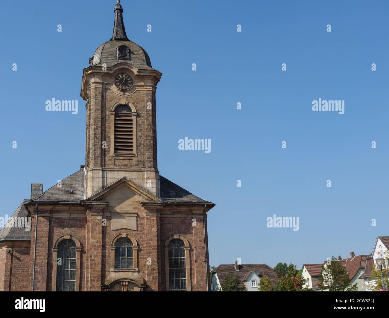 the old city and the castle of bad arolsen Stock Photo - Alamy