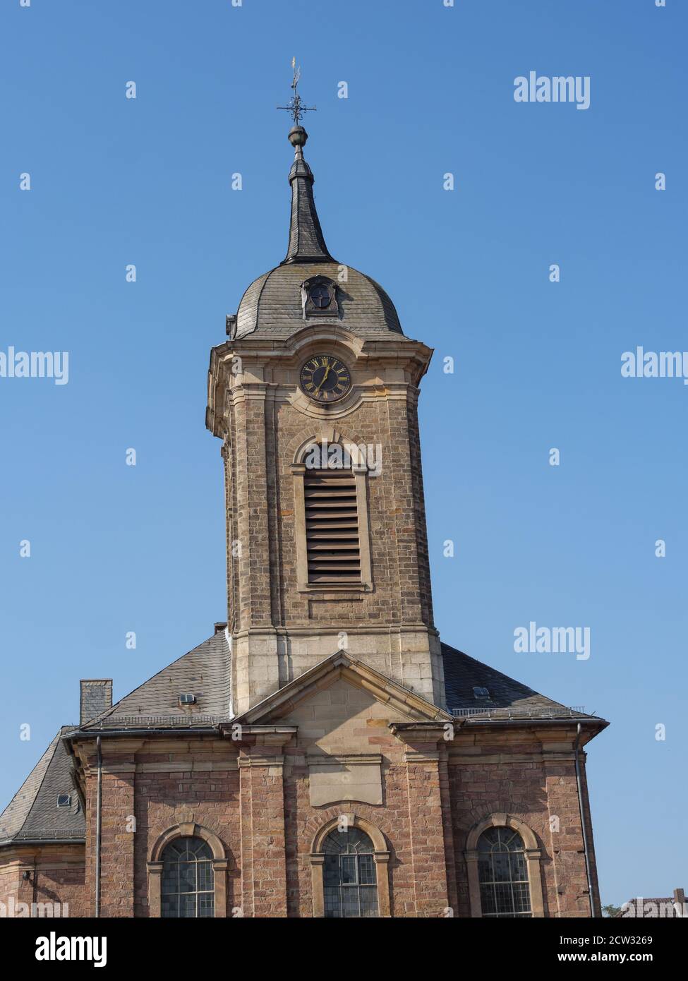 the old city and the castle of bad arolsen Stock Photo - Alamy