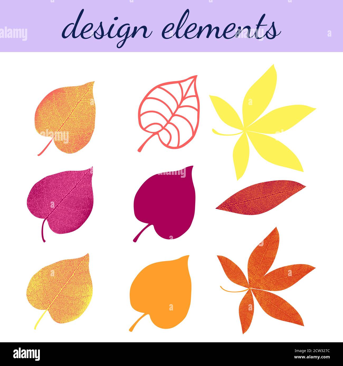 Simple tree falling leaves drawing hi-res stock photography and images ...