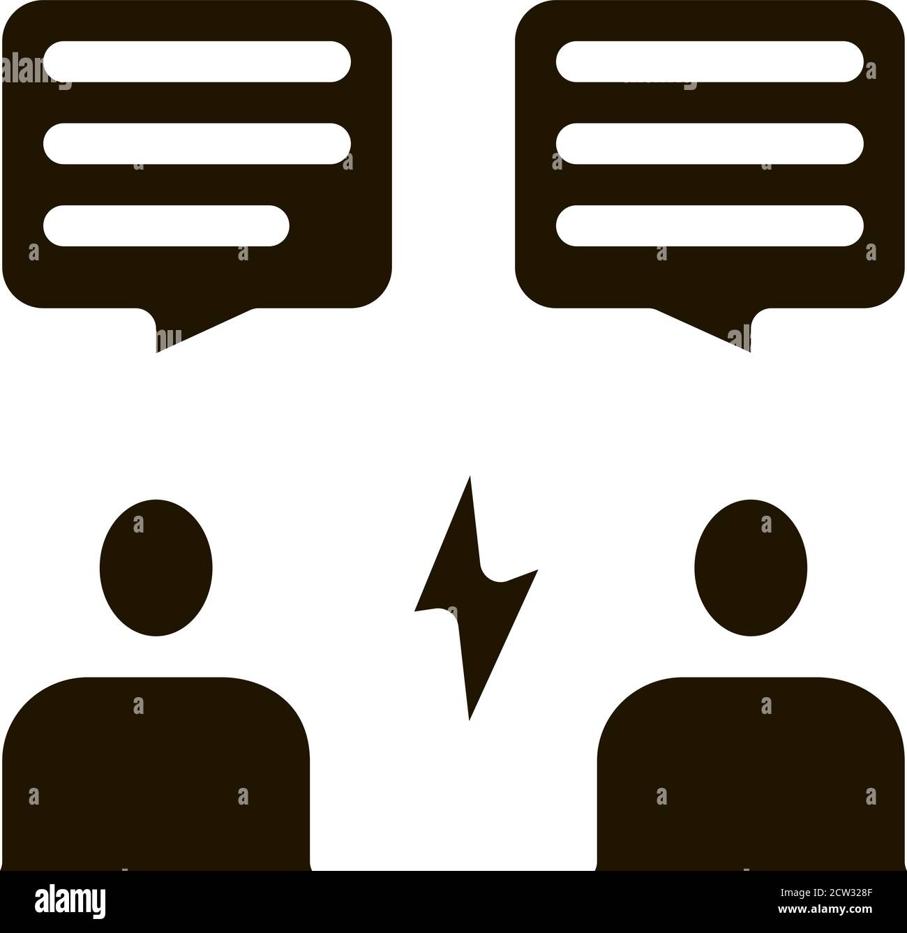 Debate site Stock Vector Images - Alamy