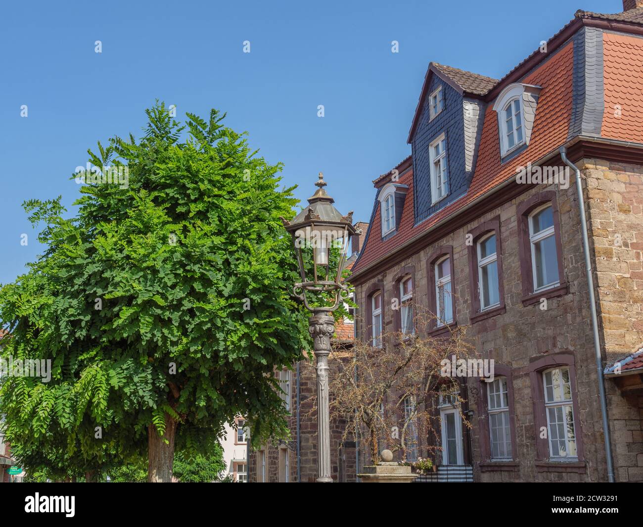 the old city and the castle of bad arolsen Stock Photo - Alamy