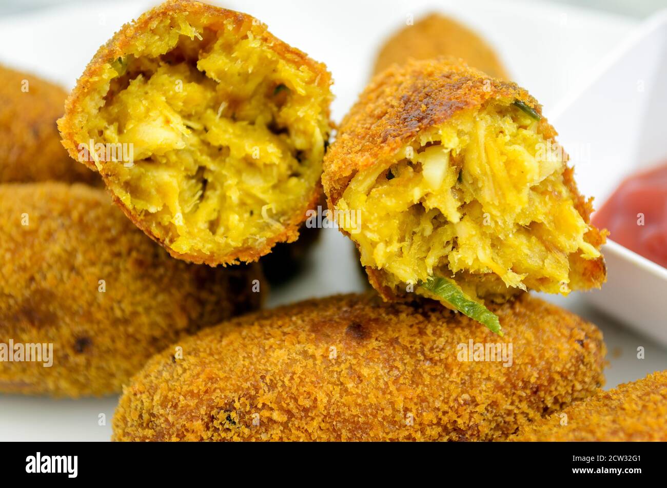 Tasty fried meat cutlets hi-res stock photography and images - Alamy