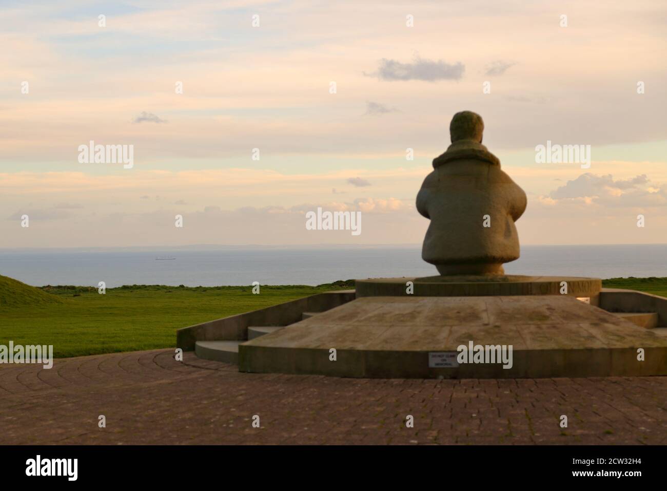Battle of Britain Memorial at Capel le Ferne in Kent, UK Stock Photo ...