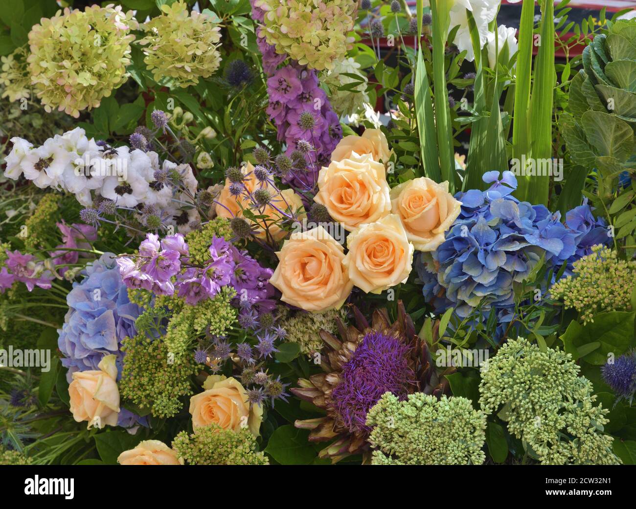 Decorative garden flowers hi-res stock photography and images - Alamy