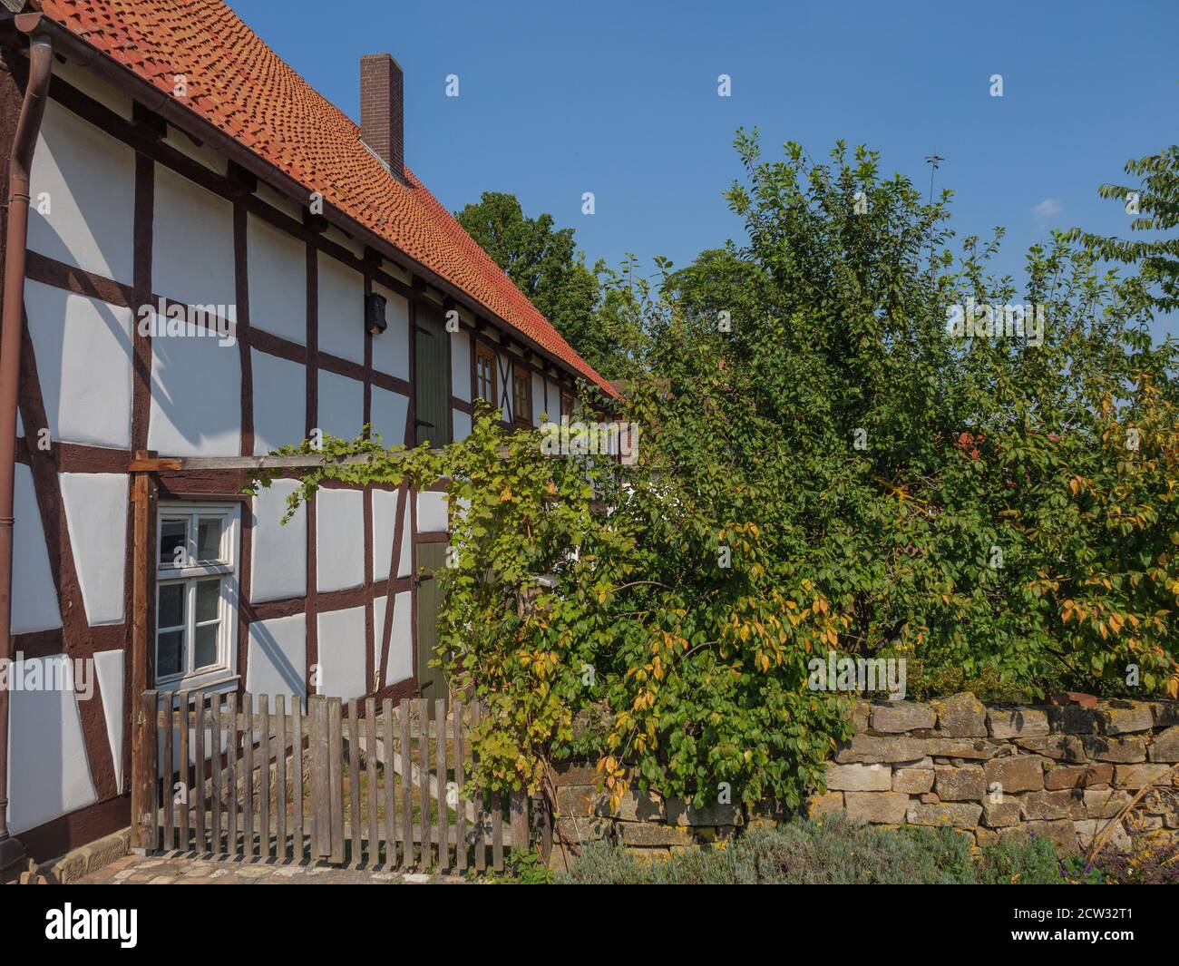 the small german village of landau Stock Photo - Alamy