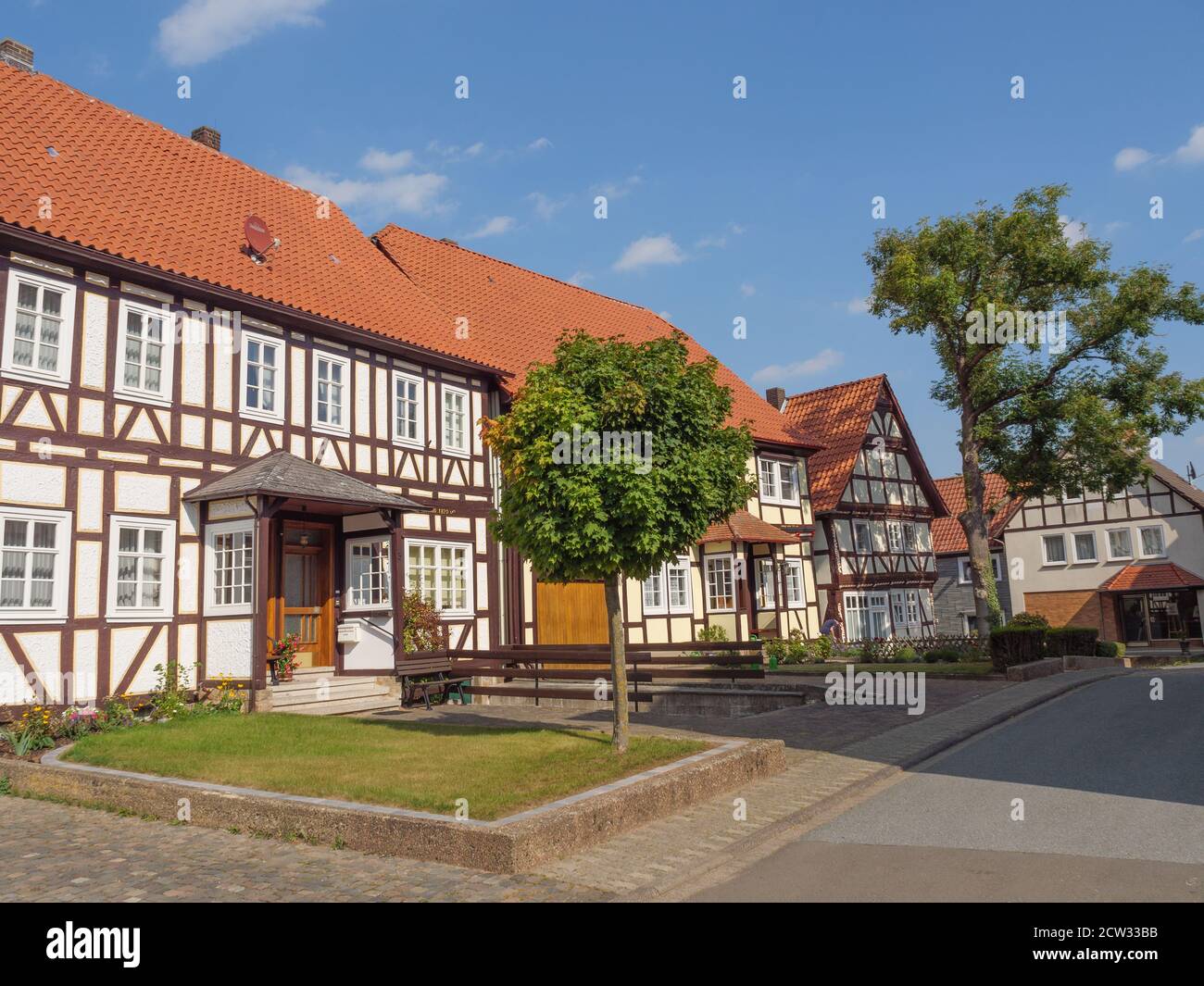 the small german village of landau Stock Photo - Alamy