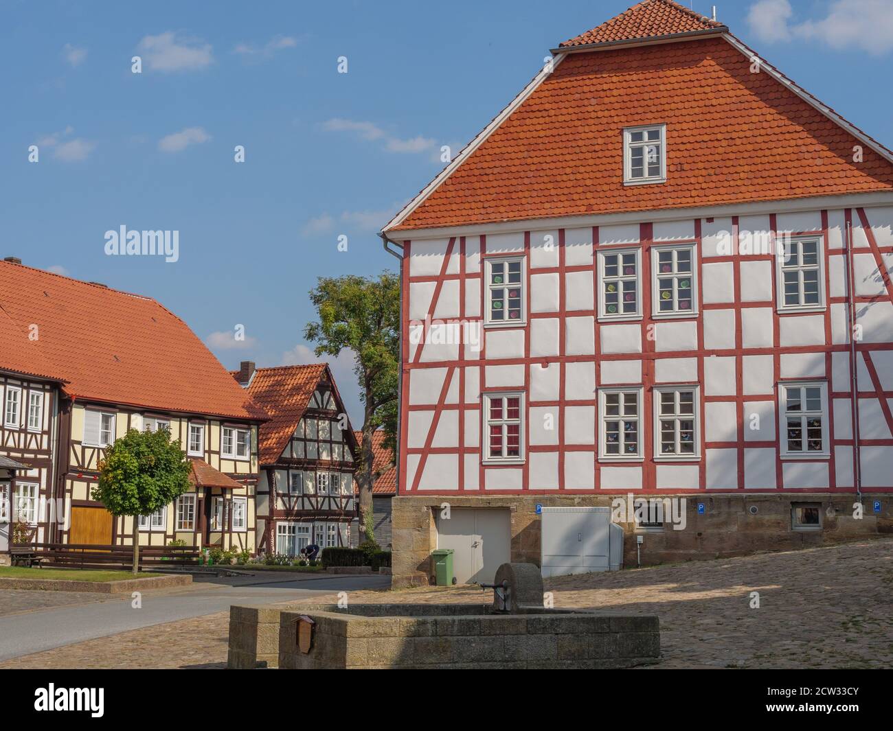 the small german village of landau Stock Photo - Alamy