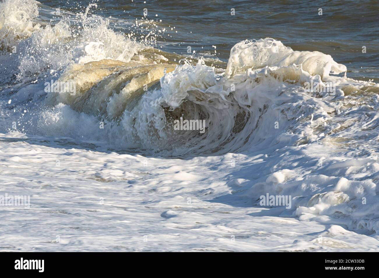Waves and Water The North Sea, UK Stock Photo - Alamy