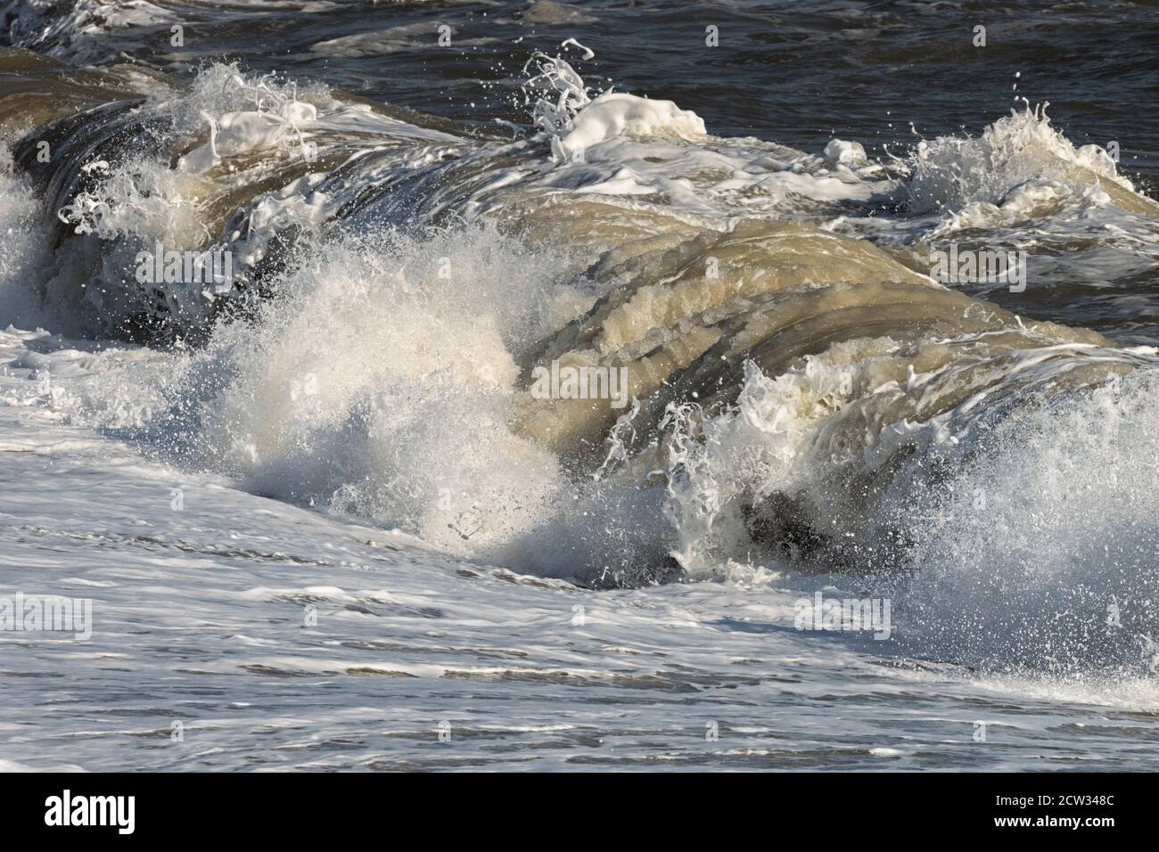 Waves and Water The North Sea, UK Stock Photo - Alamy