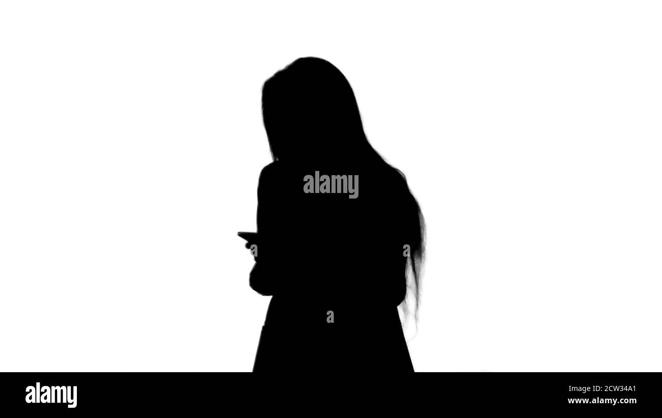 Laughing african american female texting on her phone, Alpha Cha Stock ...