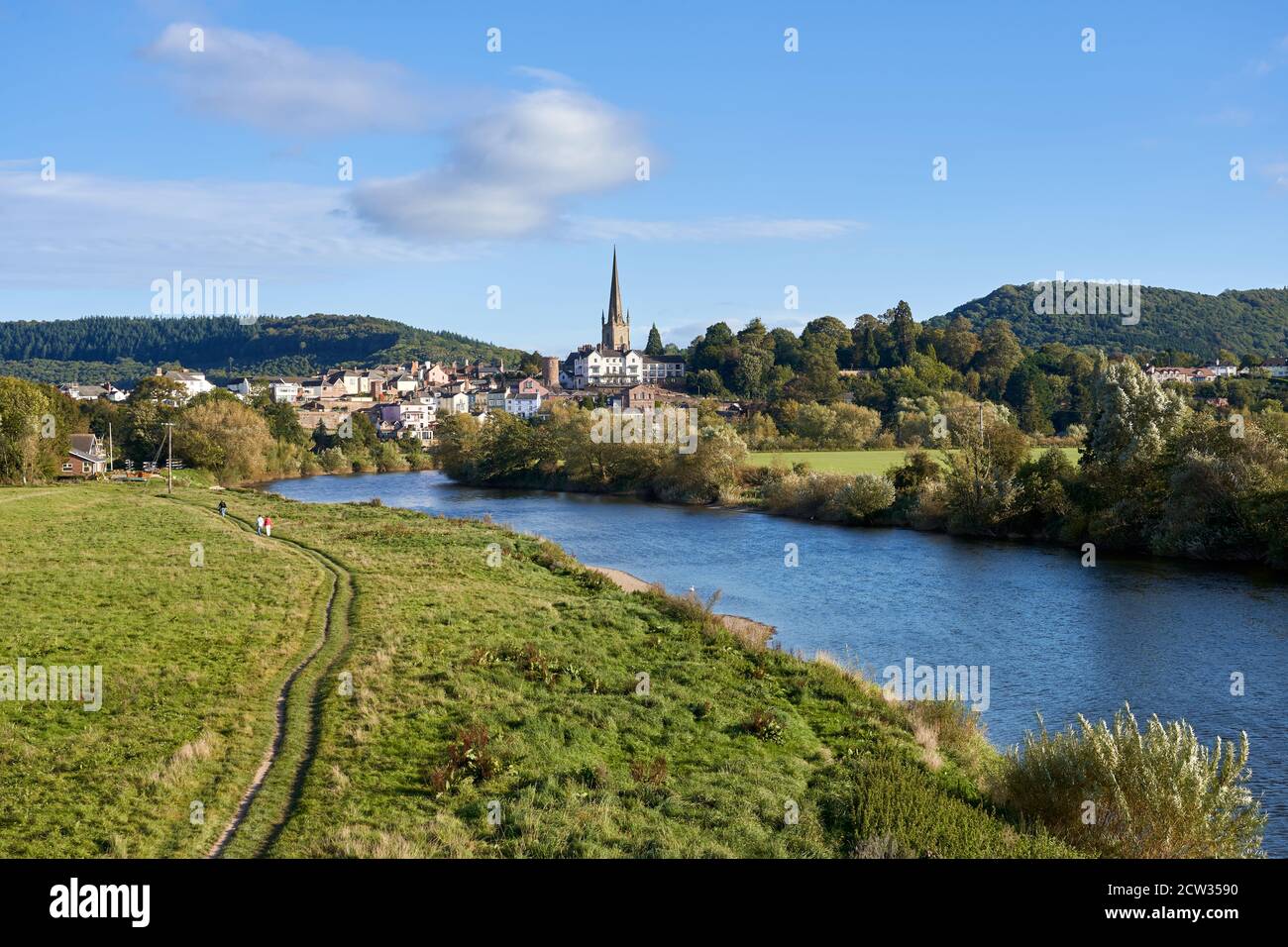 Ross-on-Wye, an English market town in Herefordshire on the Welsh ...