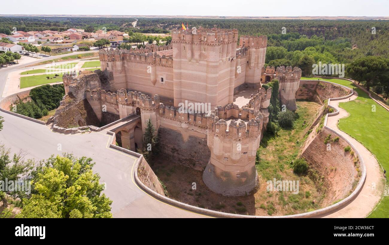 Coca castle castile leon spain hi-res stock photography and images - Alamy
