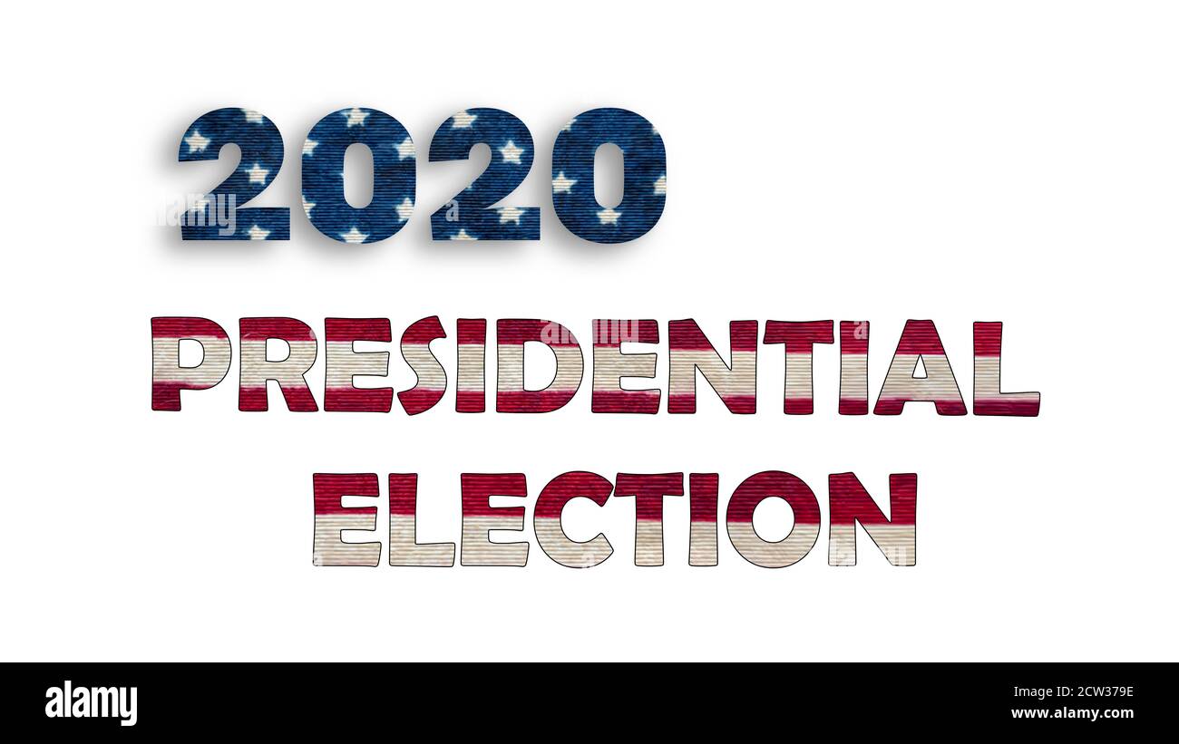 American Presidential Election 2020 background design, banner, poster ...