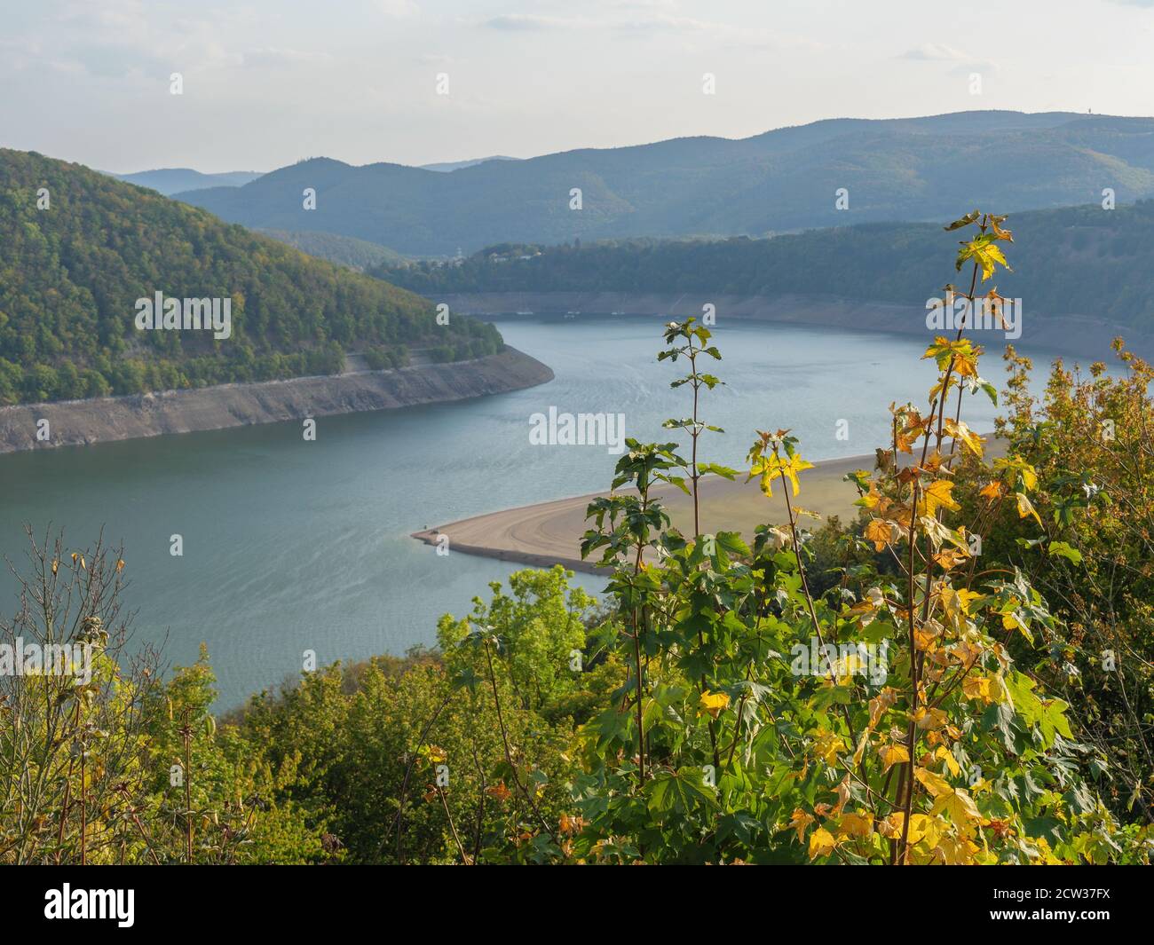 waldeck and the edersee in germany Stock Photo - Alamy