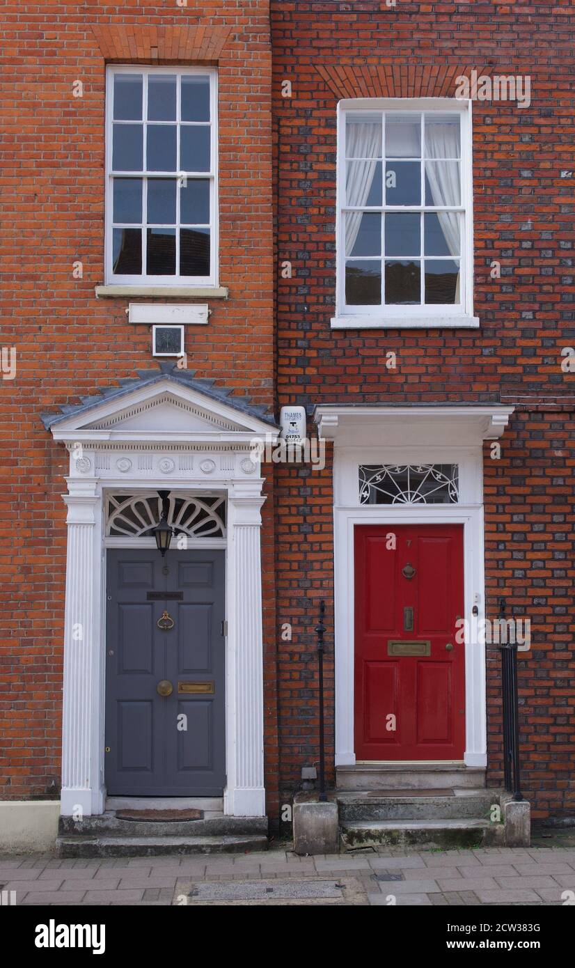 Georgian red brick buildings hi-res stock photography and images - Alamy