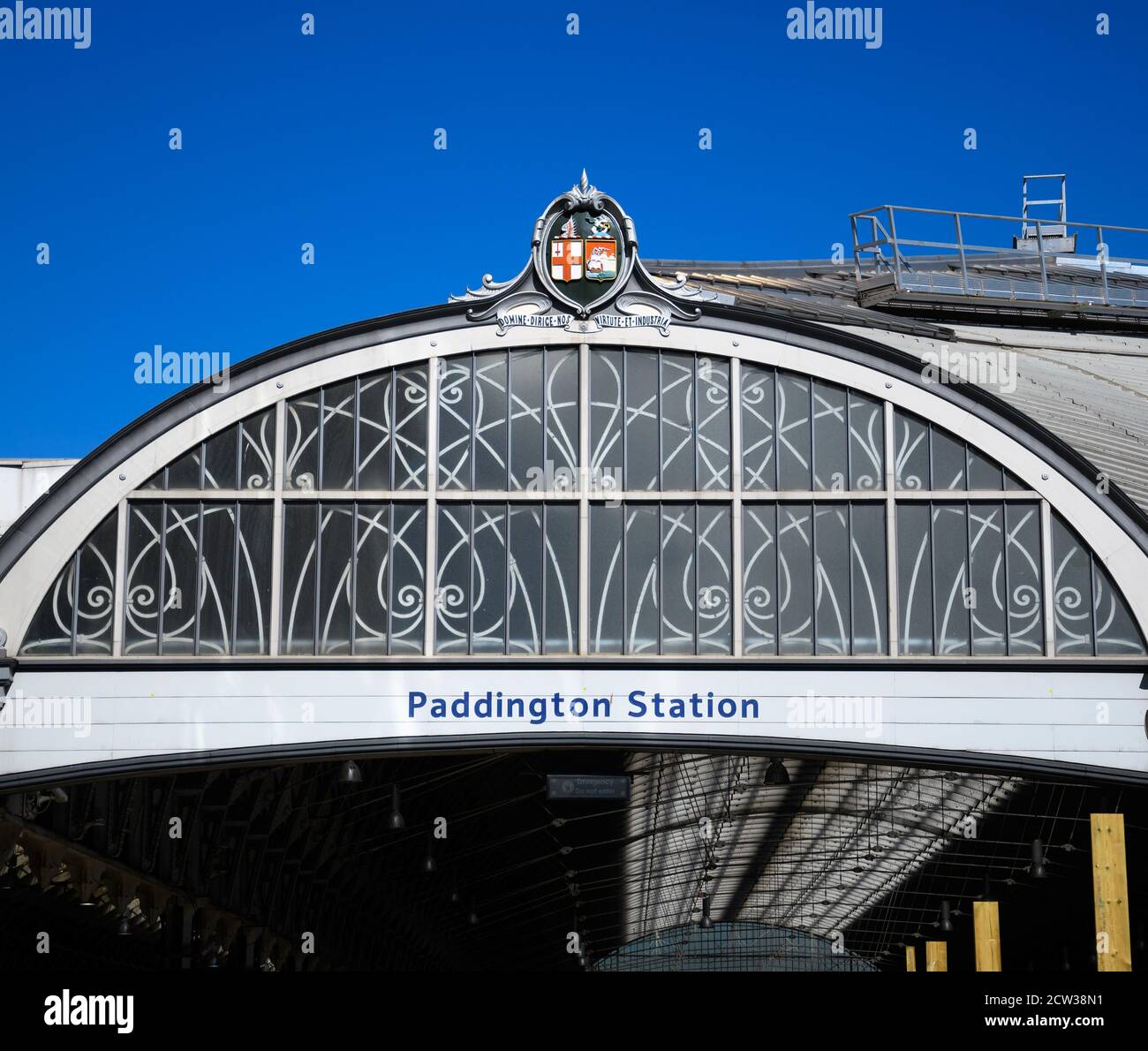 London, United Kingdom - July 30 2020: The sign above the entrance to ...