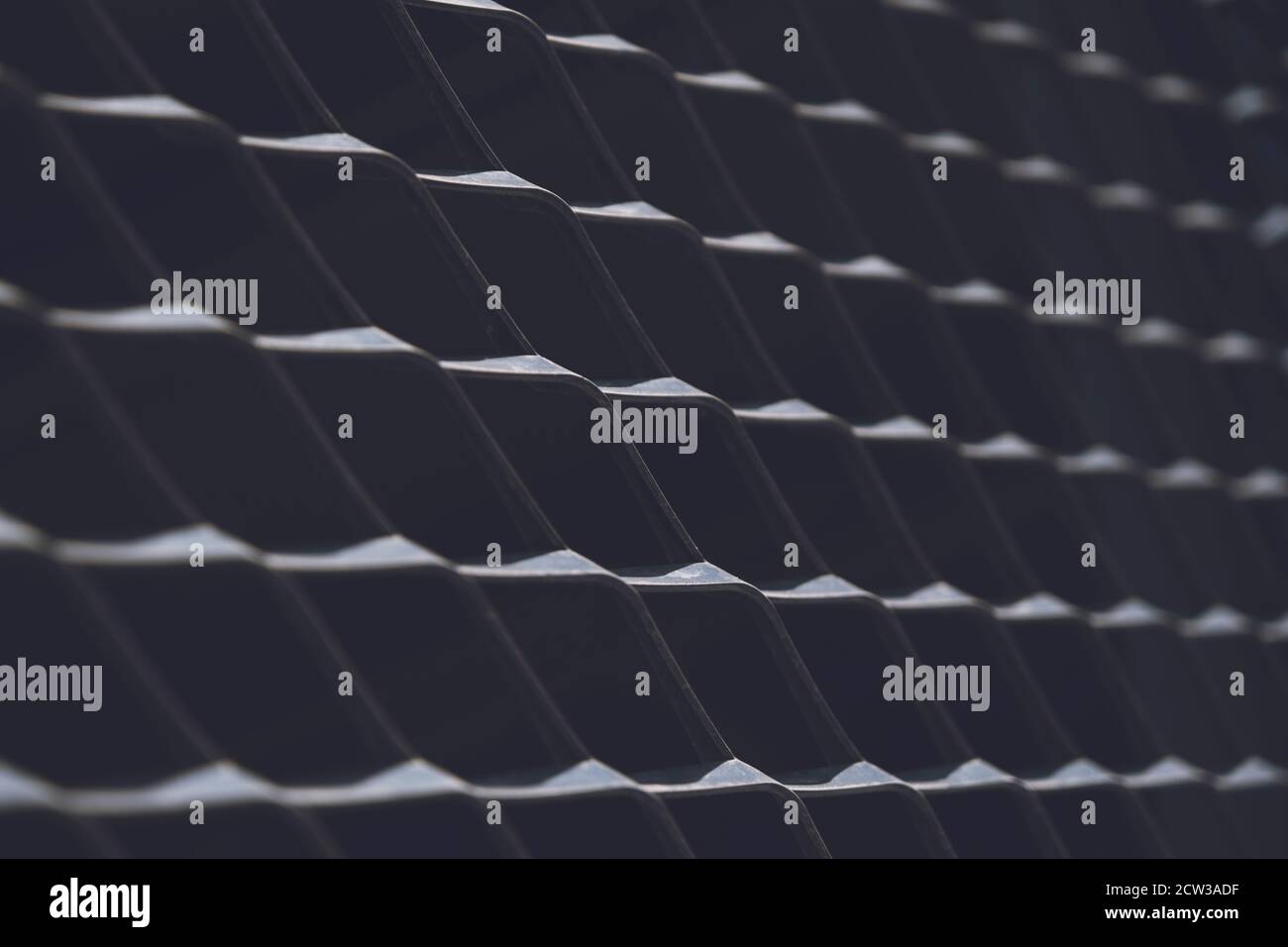 Metal garden fence that looks abstract. Abstract background Stock Photo ...