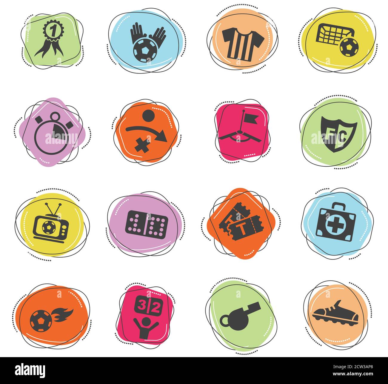 Soccer football gates net Stock Vector Images - Alamy