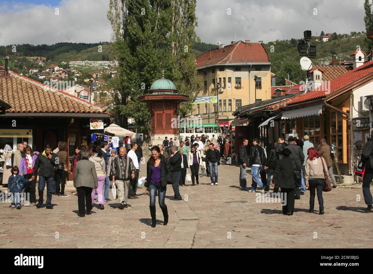 Sarajevo’s Old Bazaar Baščaršija is city’s historical and cultural ...