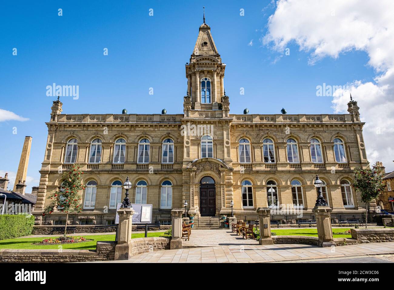 Victoria Hall at Saltaire model village, Bradford, West Yorkshire ...
