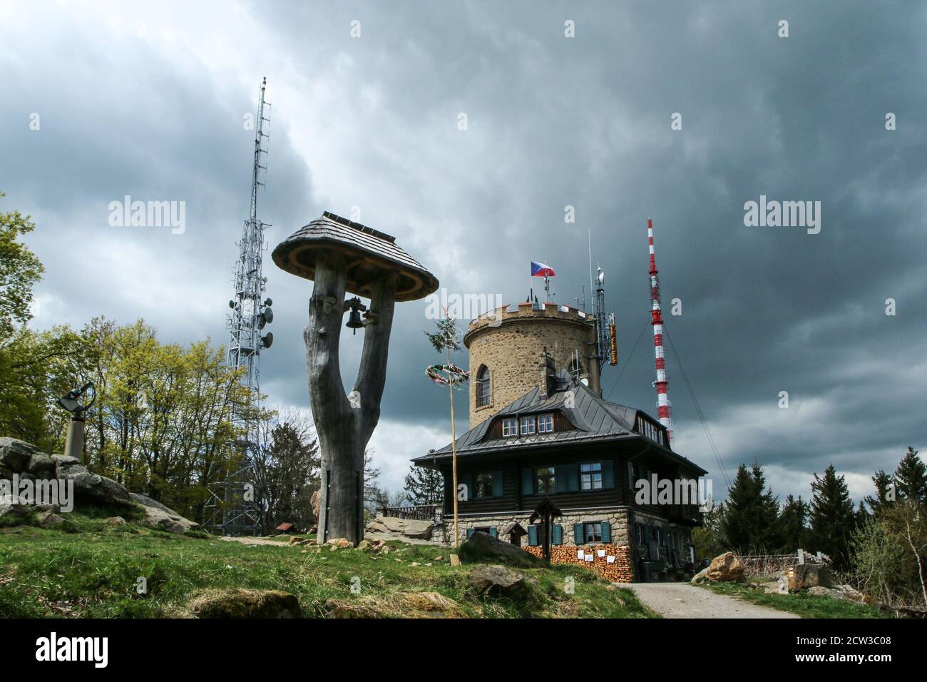Top of radio city tower hi-res stock photography and images - Alamy