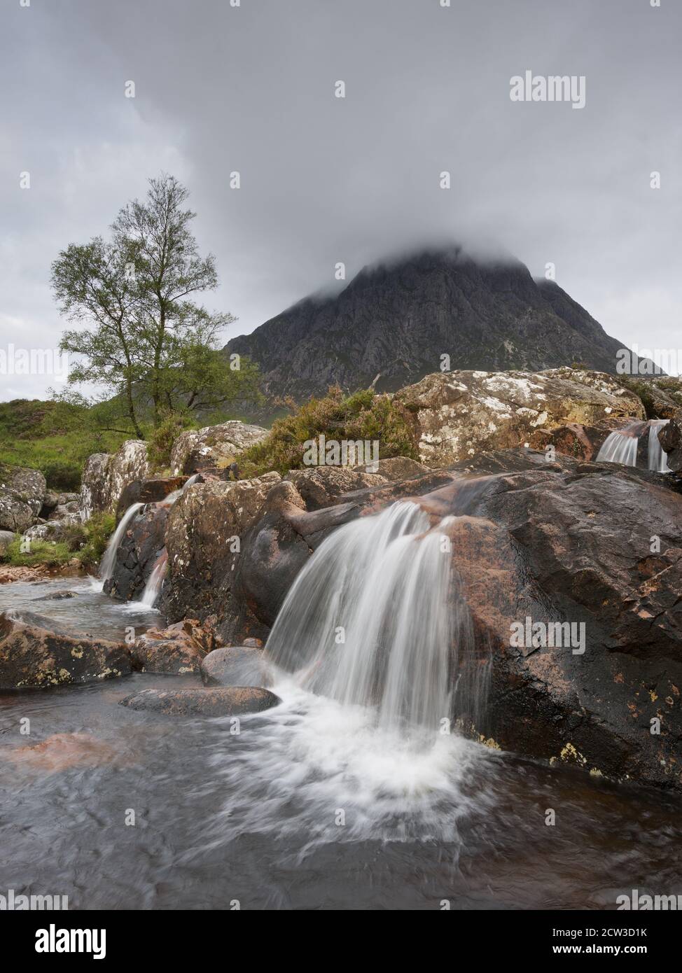 The Famous Falls in Glencoe Stock Photo - Alamy
