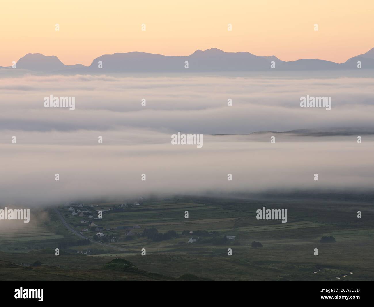 A Cloud inversion at dawn Stock Photo - Alamy