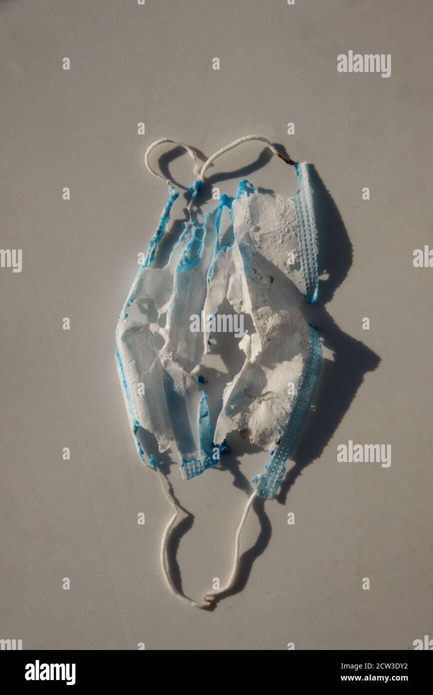 Pollution of the environment by personal protective equipment against ...