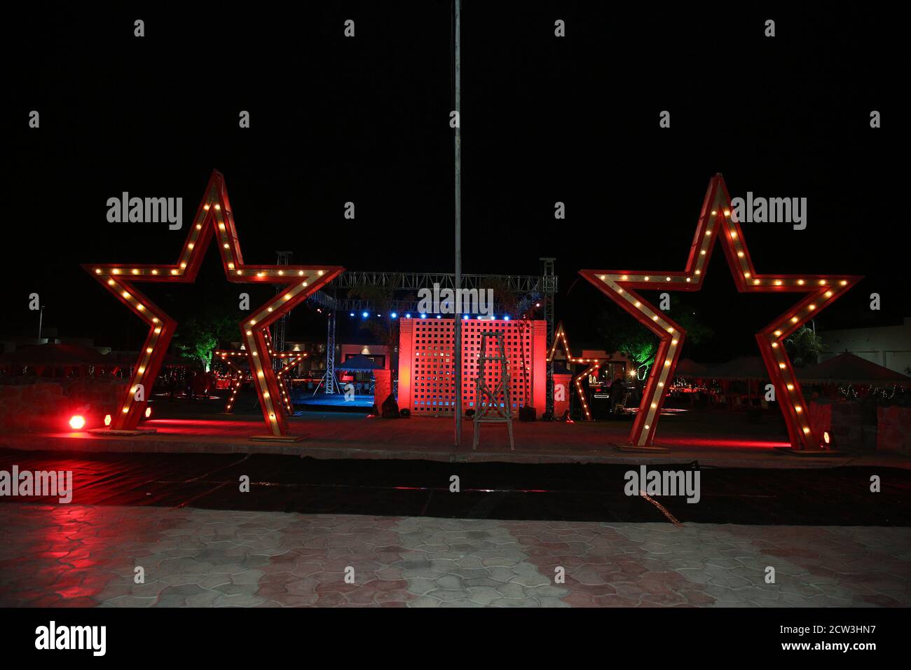 Decorative stage lights hi-res stock photography and images - Alamy