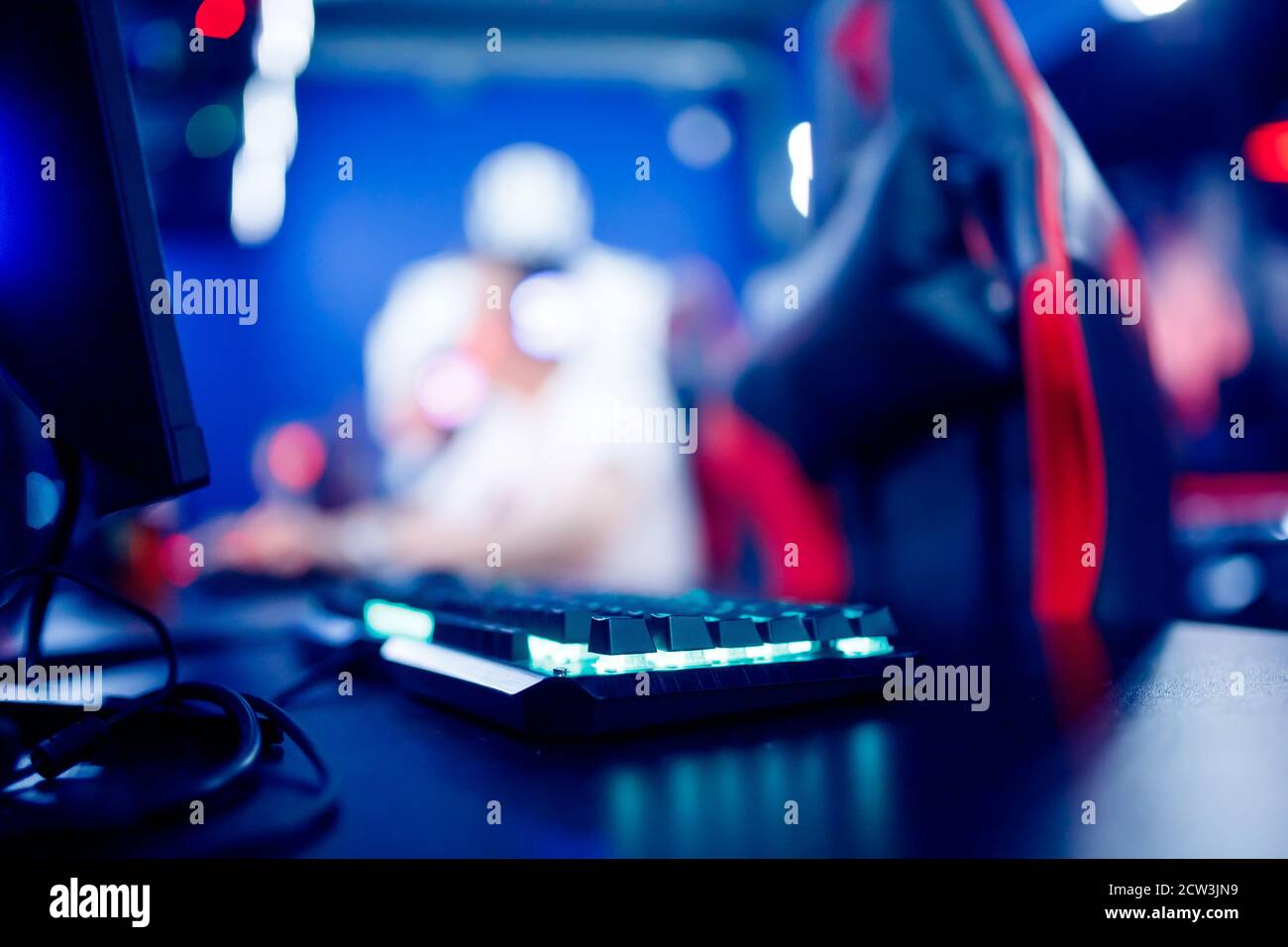 Blurred Computer Background