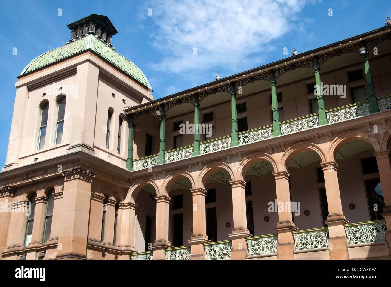 Sydney Australia, view of the colonial building to the south of the ...