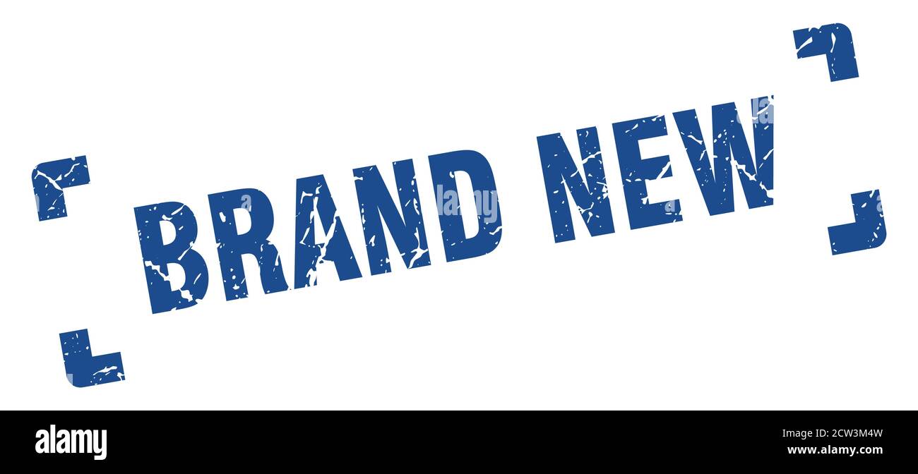 brand new stamp. square grunge sign on white background Stock Vector ...